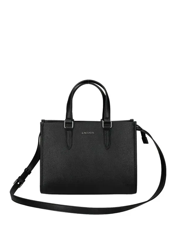 Lacoste Logo Motif Tote Bag - Black