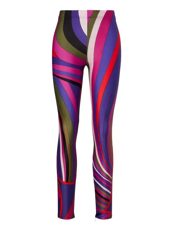 Emilio Pucci Iride Jersey Leggings - Multicoloured
