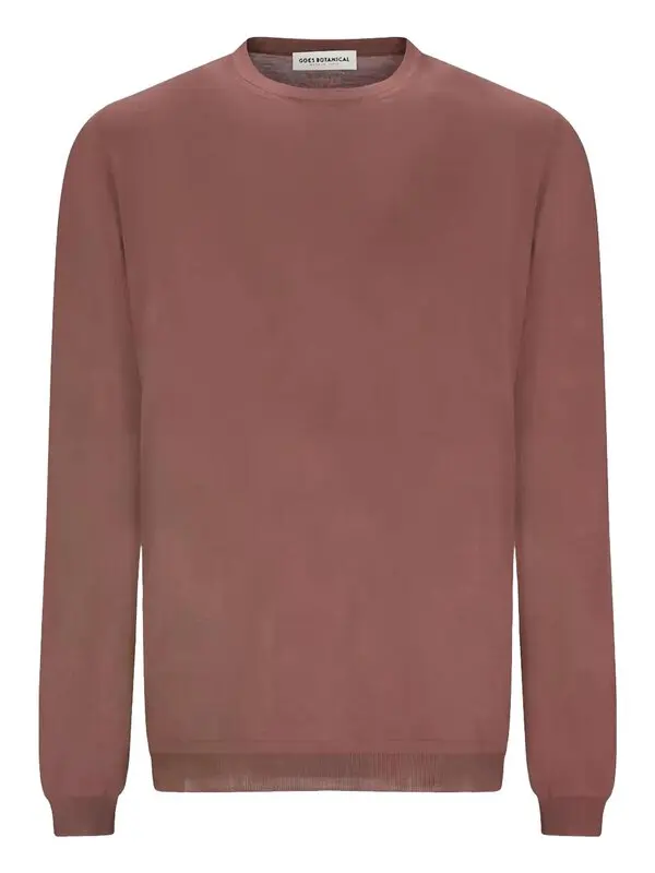 GOES BOTANICAL Tubular Crewneck Sweater - Brown