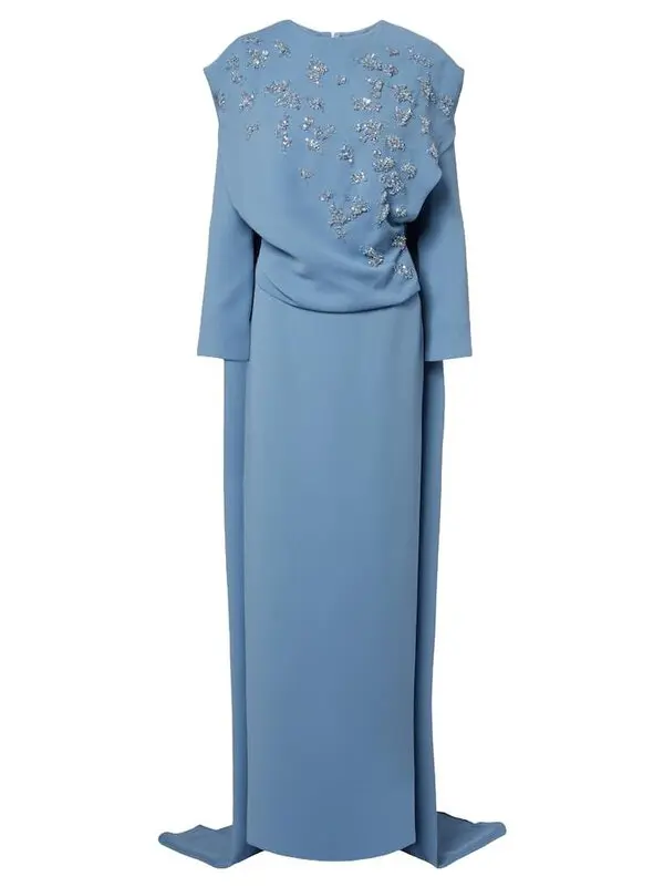 MARMAR HALIM Embellished Gown - Blue