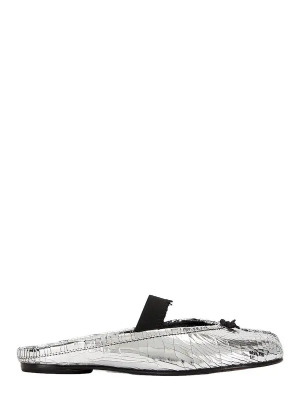 MAISON MARGIELA Ballet Flat - Silver & Black
