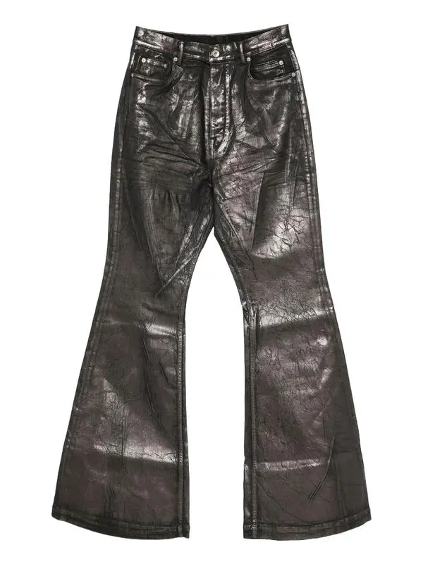 Rick Owens Flared Denim - Brown