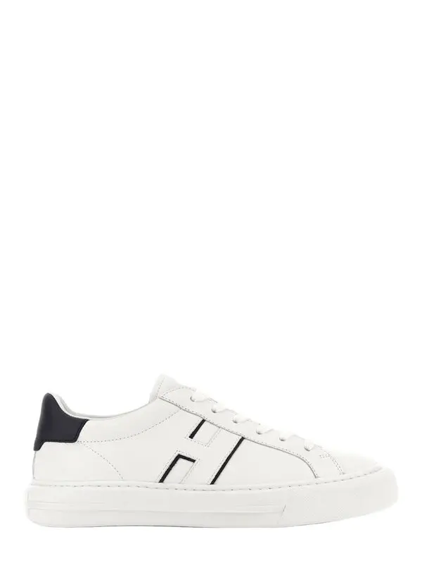 Hogan H691 Leather Sneakers - White