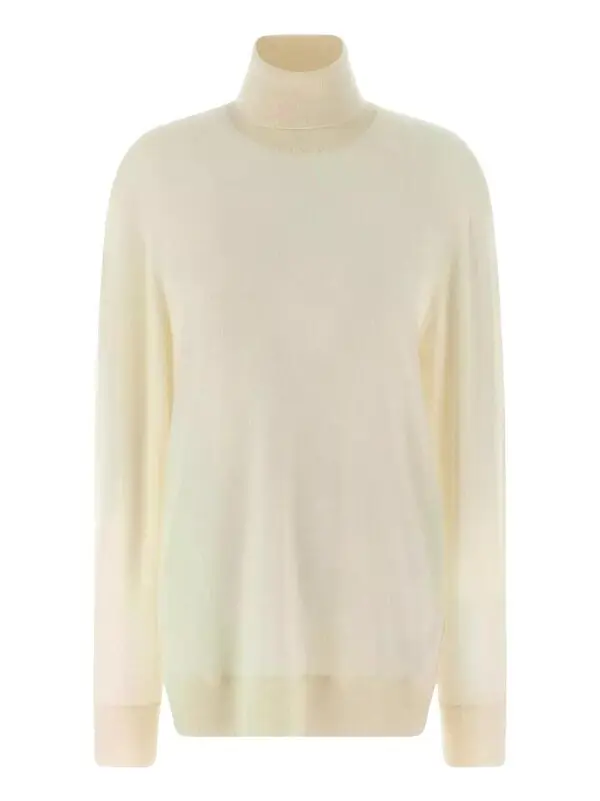 THE ROW Lizzy Turtleneck Sweater - Neutrals