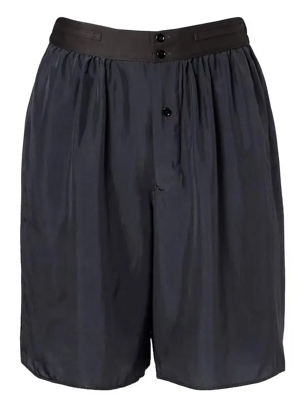 LEMAIRE High-rise Bermuda Shorts - Grey