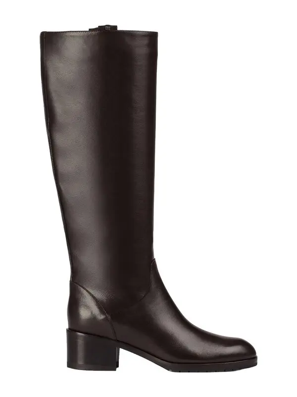 DOUCAL'S Knee High Boots - Mahogany