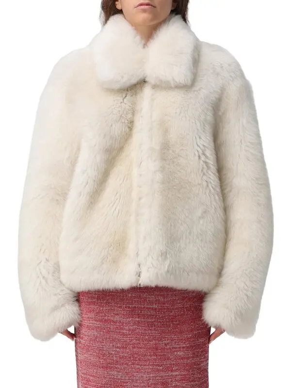 Fabiana Filippi Fur Coat - White