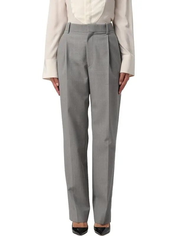 Victoria Beckham Wide Leg Trousers - Grey