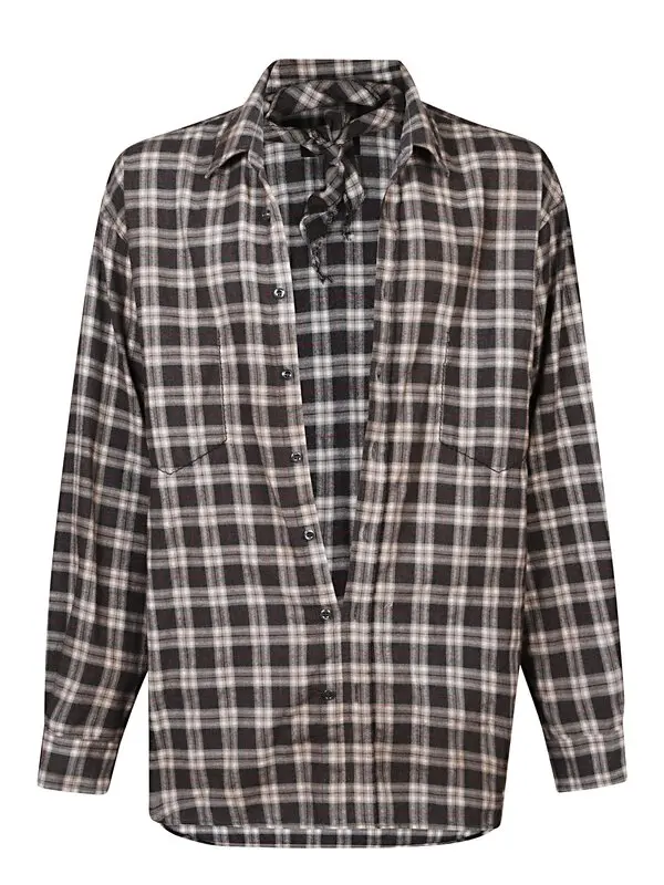 DSQUARED X MAGLIANO Squared Long Sleeves Shirt - Brown