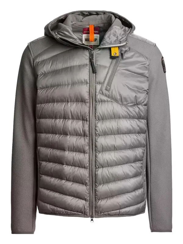 PARAJUMPERS Quilted Hooded Jacket - Grey