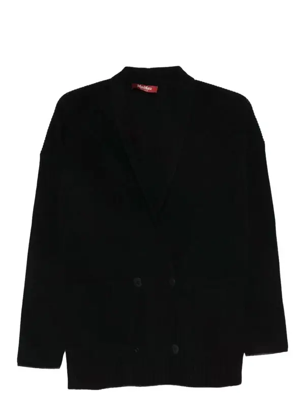 Max Mara Double-breasted Cardigan - Black