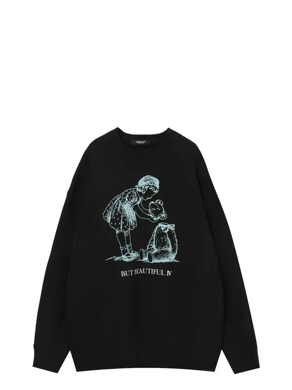 UNDERCOVERISM Graphic-print Long-sleeve Sweatshirt - Black