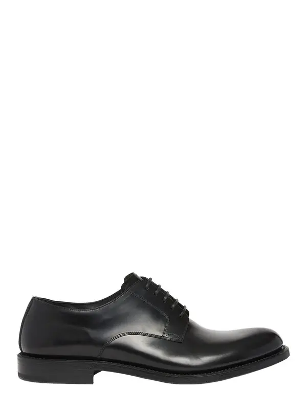 Dolce & Gabbana Leather Derby Shoes - Blk