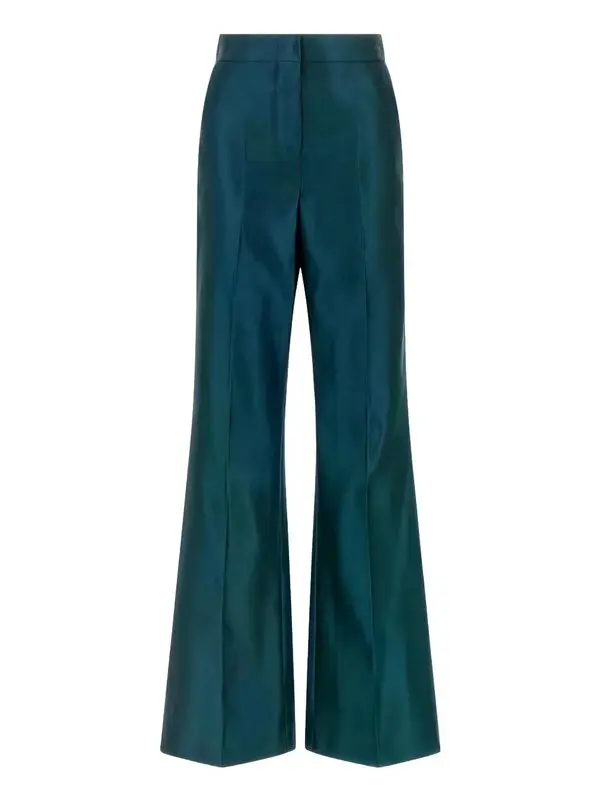 Fendi High-waisted Flared Trousers - Blue