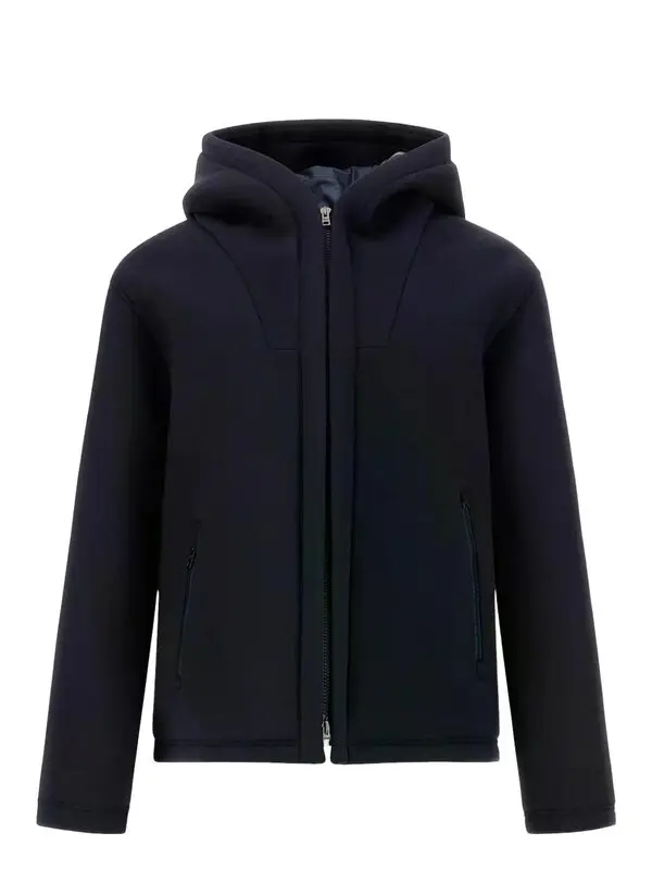 Herno Hooded Zip-front Jacket - Blue