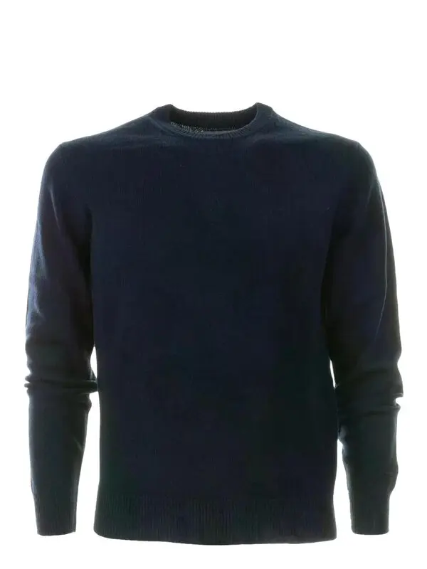 MC2 SAINT BARTH Ribbed-trim Sweater - Blue