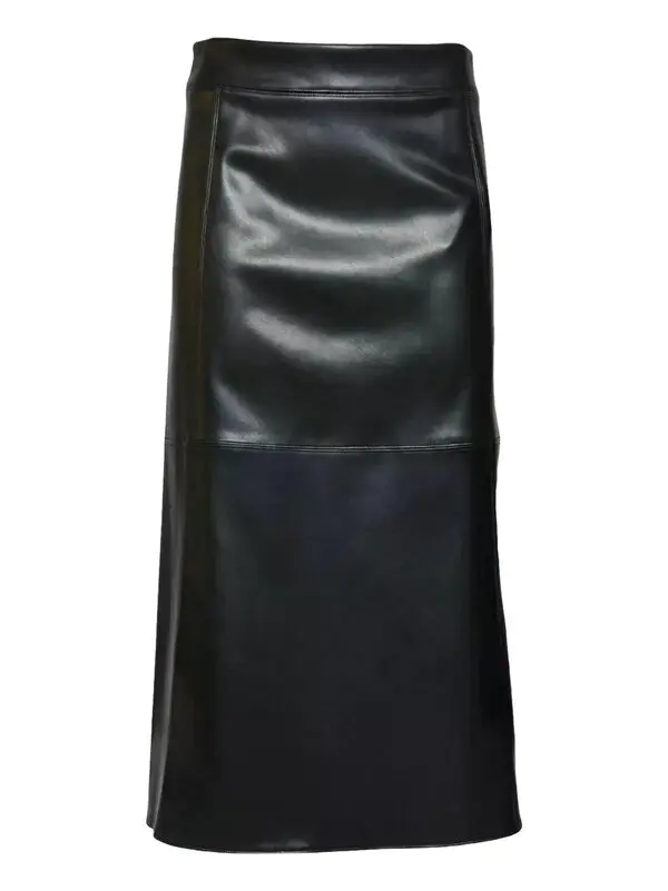 Max Mara Zipped Midi Skirt - Black