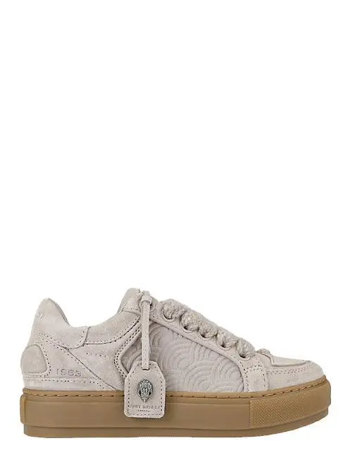 Kurt Geiger Southbank Suede Trainers - Taupe