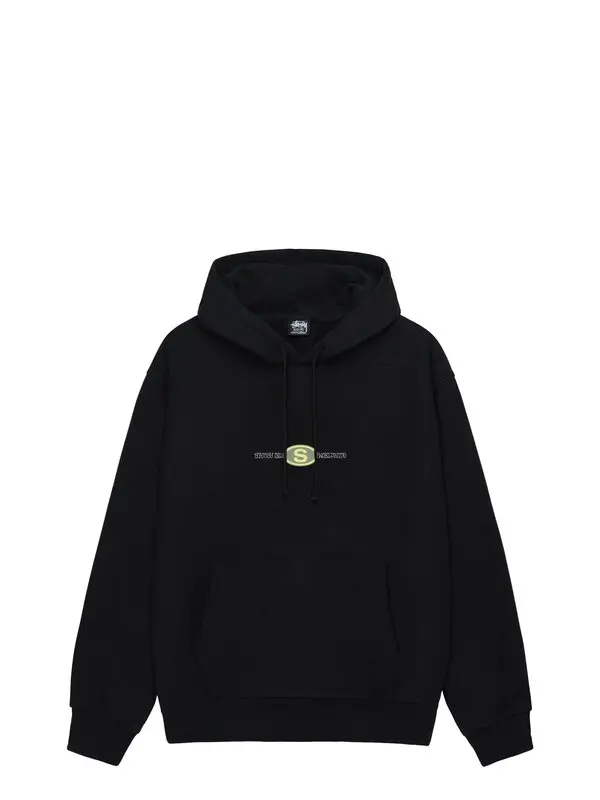 StÜssy Worldwide Dot Hoodie - Black