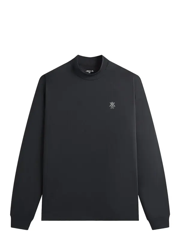 Kith Long-sleeve Mock Neck Top - Black