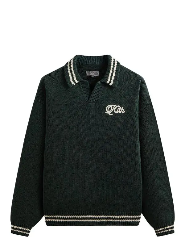 Kith Nelson Rugby Sweater Stadium - Green