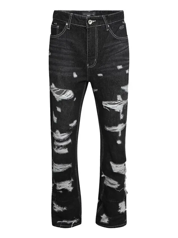 WHO DECIDES WAR BY EV BRAVADO Gnarly Denim - Black