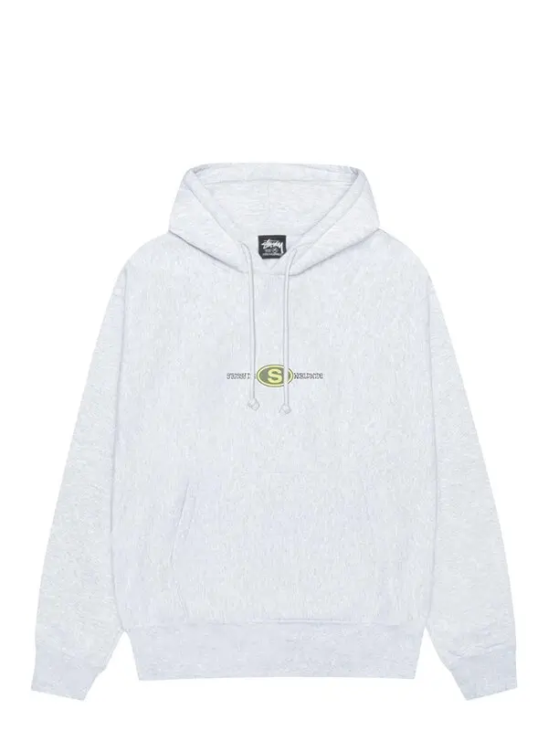 StÜssy Worldwide Dot Hoodie - Grey