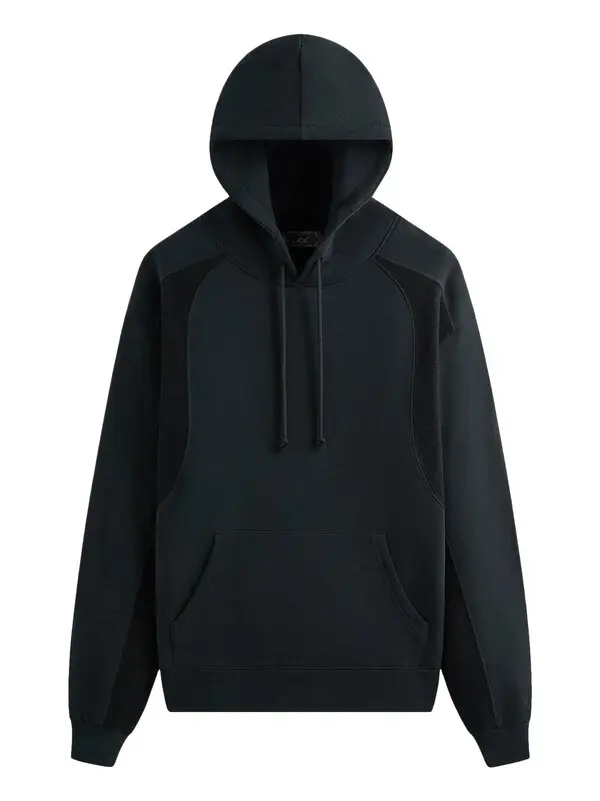 Kith Curved Panel Terry Nelson Hoodie - Black