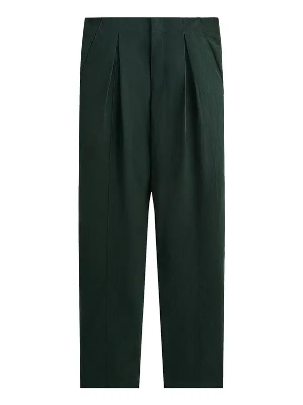 Kith Wrinkle Nylon Elias Pleated Pant - Green