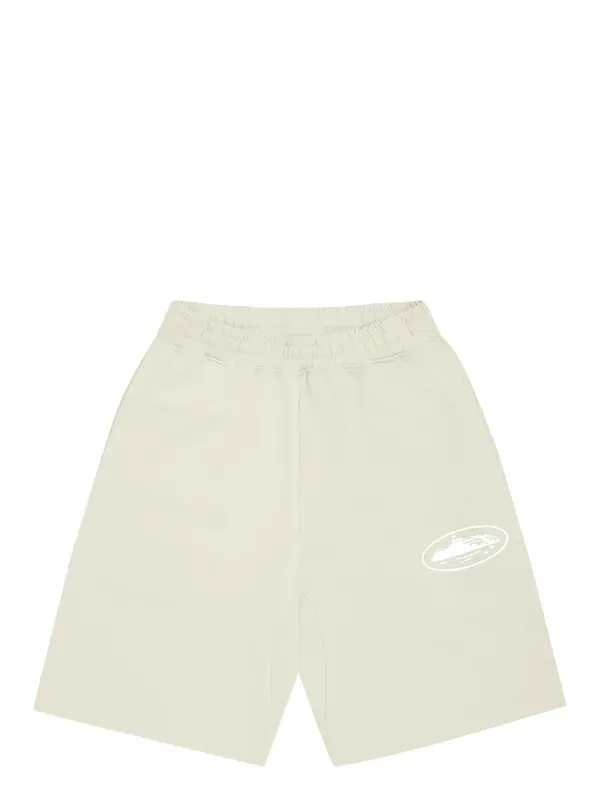 CORTEIZ Island Puff Print Sweatshort - White