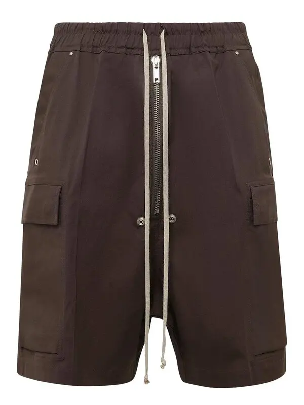Rick Owens Cargobela Shorts - Brown