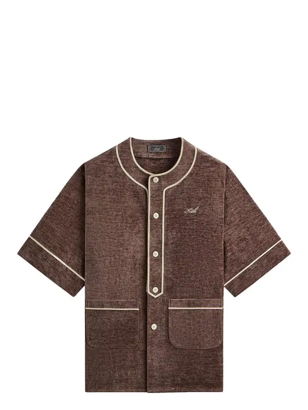 Kith Chenille Willis Baseball Shirt - Tan