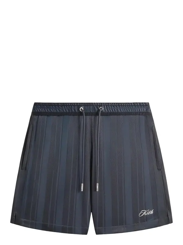 Kith Pinstripe Tricot Active Short - Black