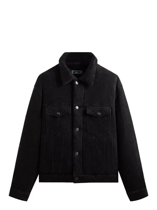 Kith Puffed Jase Denim Jacket - Black