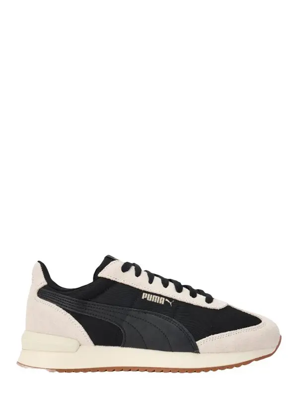 PUMA R78 Nylon Retro Sneakers - Black