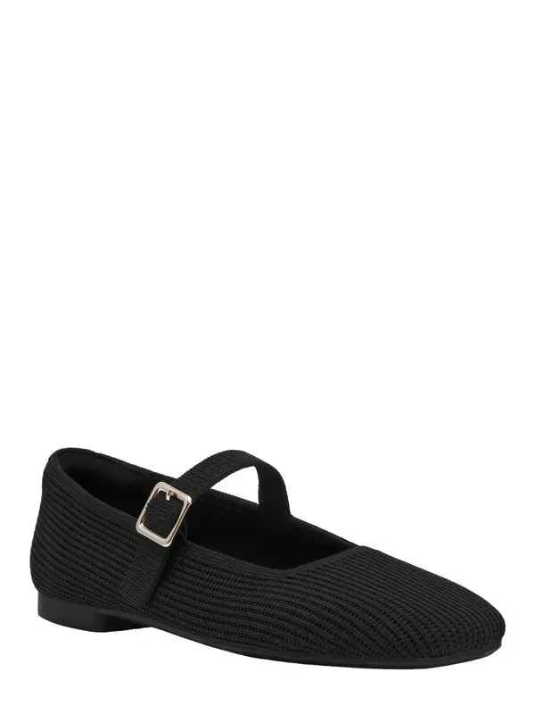 Anne Klein Mabel Mary Jane Flat - Black