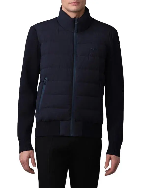 Mackage Haney Hybrid Down Jacket - Navy
