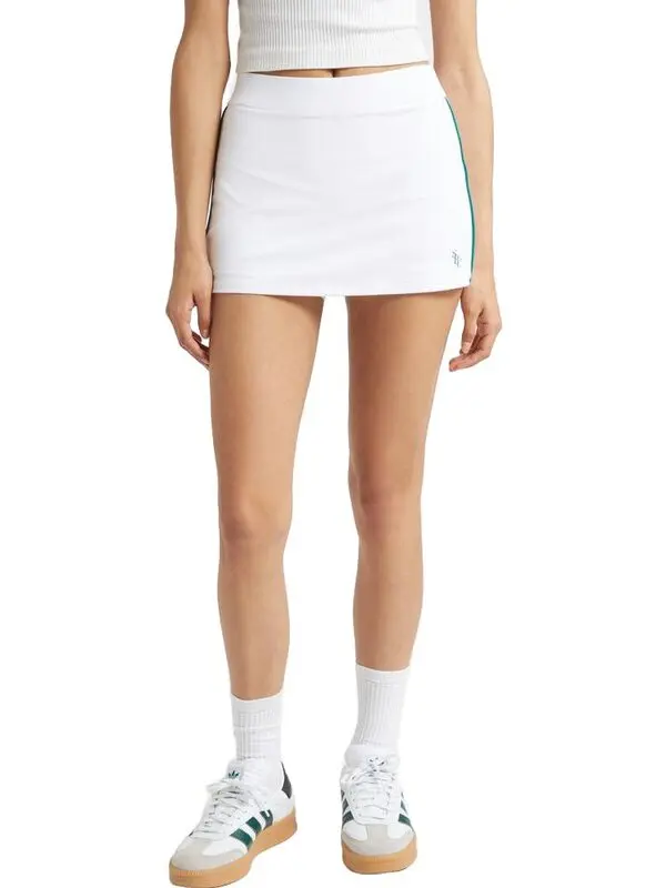 SPORTY & RICH Src Court Skirt - White/alpine