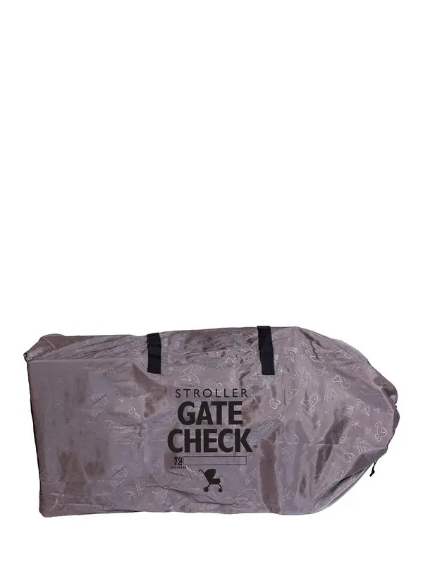 J.L. CHILDRESS Deluxe Gate Check Travel Bag For Single And Double Strollers - Grey