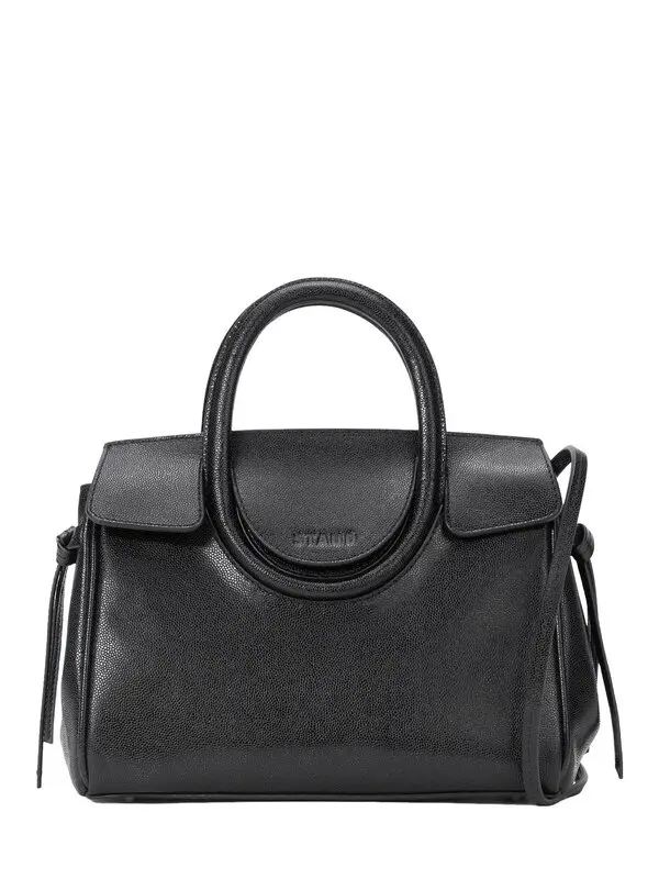 Staud Mini Maude Leather Carryall Bag - Black