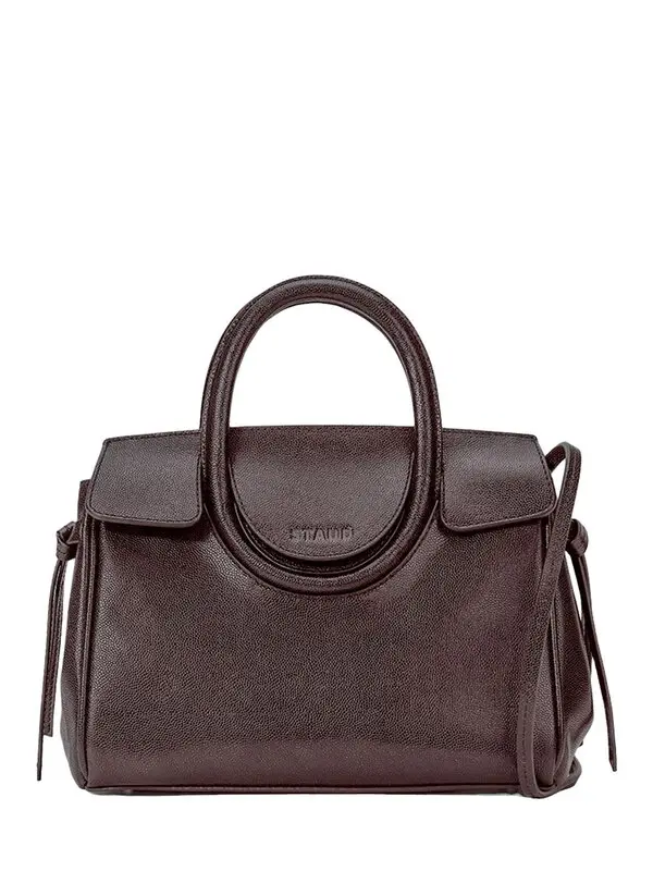 Staud Mini Maude Leather Carryall Bag - Espresso