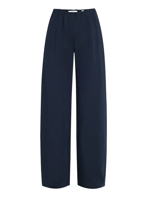 Vince High-waist Bias Pants - Dkblue