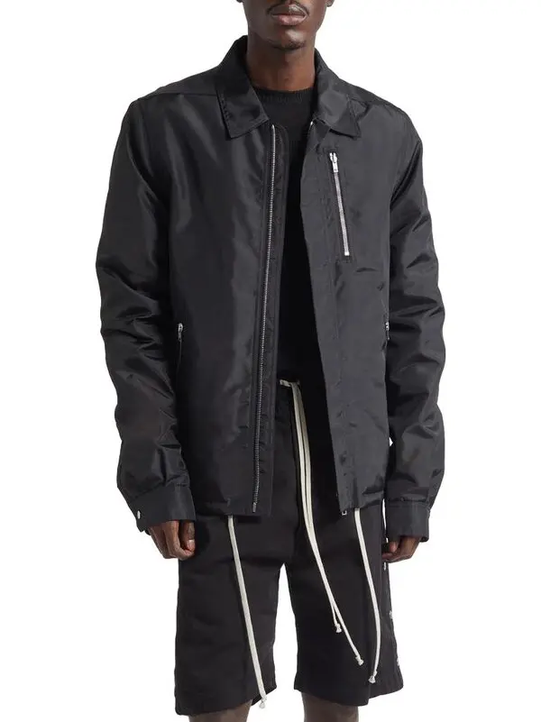 Rick Owens Concealed Zip Jacket - Black