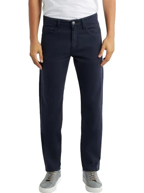 MAVI Zach Straight Leg Jeans - Navy Stripe