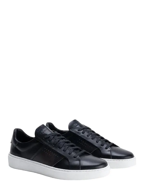 Robert Barakett Dion Leather Sneaker - Black