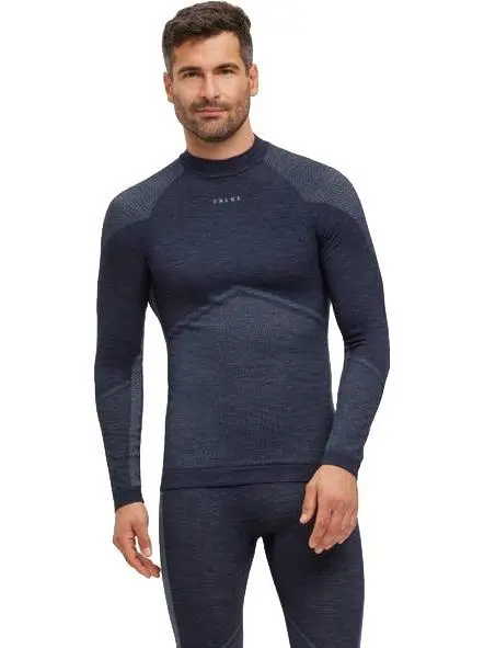 Falke Wool Tech Trend Baselayer Top - Space Blue
