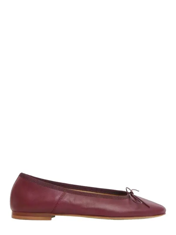 MANSUR GAVRIEL Dance Lambskin Ballerina Flats - Red