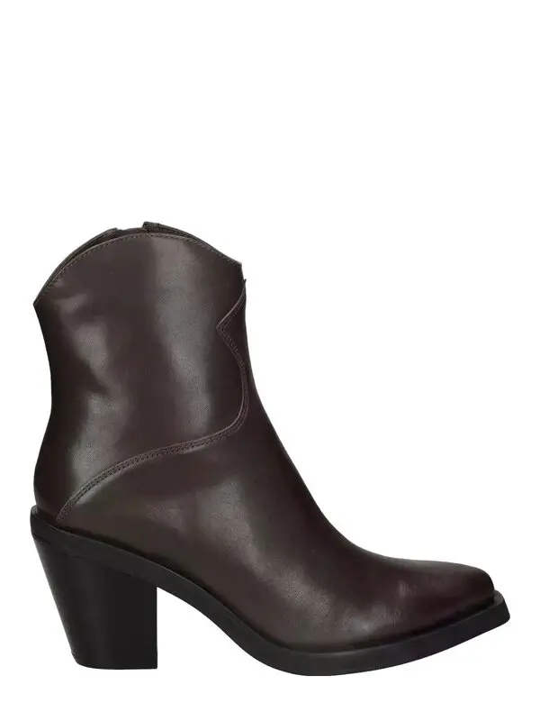 Ash 85mm Judy Leather Boots - Brown