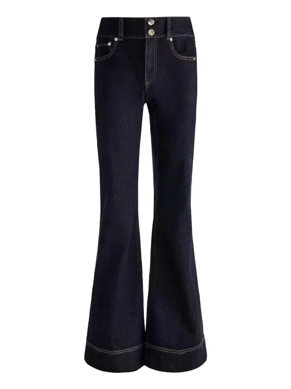 Alice + Olivia Perfect High-rise Jeans - Blue