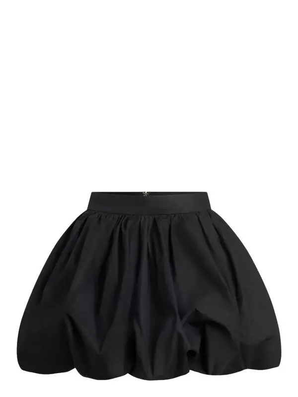 Patou Bubble-hem Mini Skirt - Black